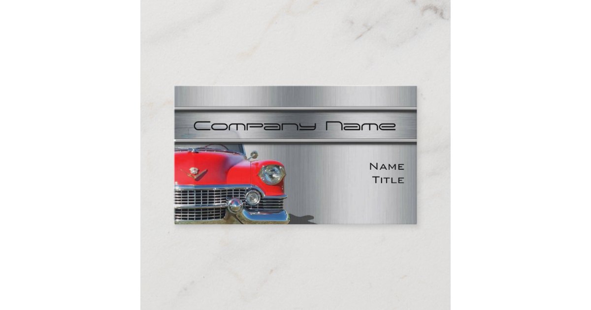 Classic Cadillac Car Business Cards | Zazzle
