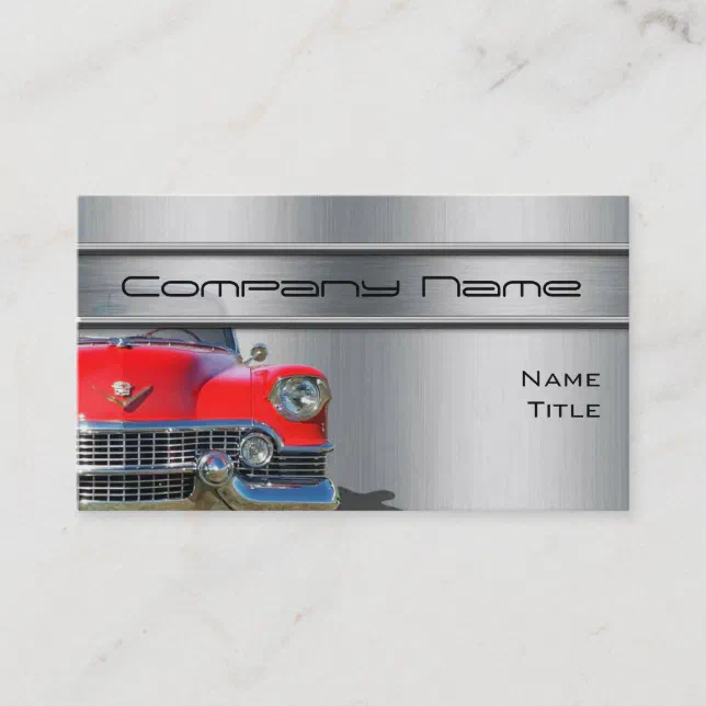 Classic Cadillac Car Business Cards | Zazzle