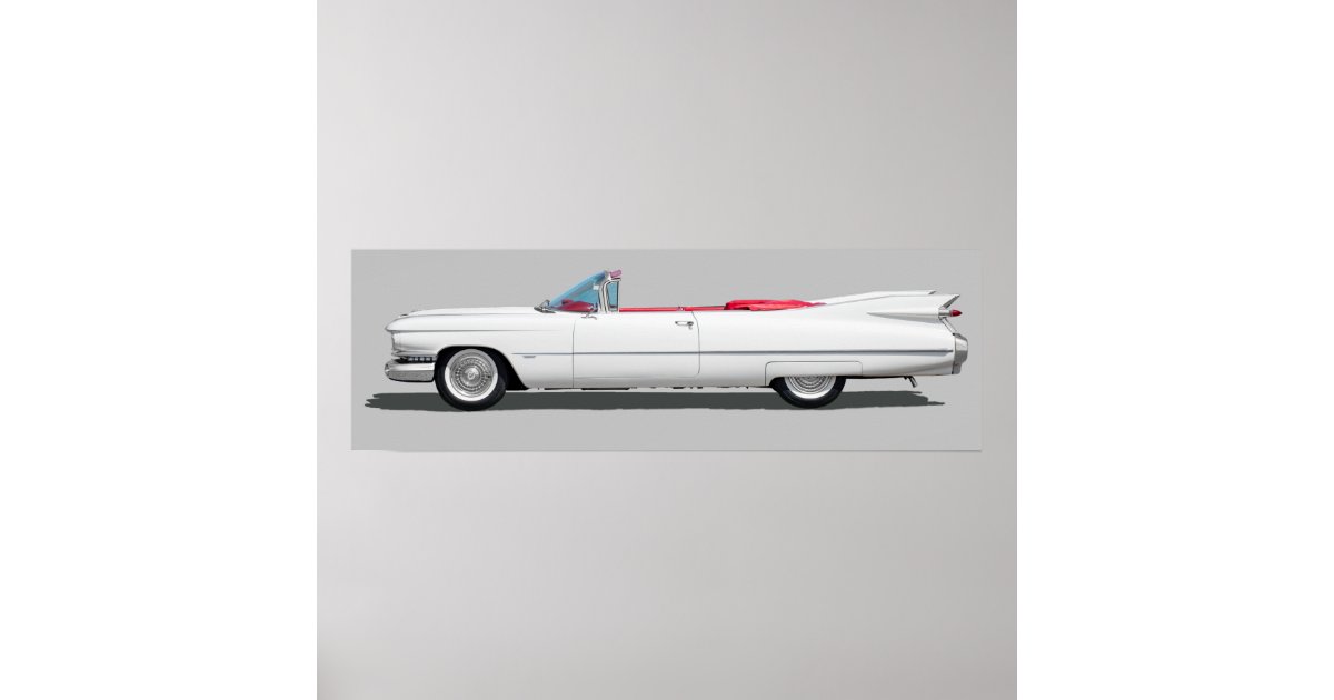 Classic Cadillac Car Poster | Zazzle