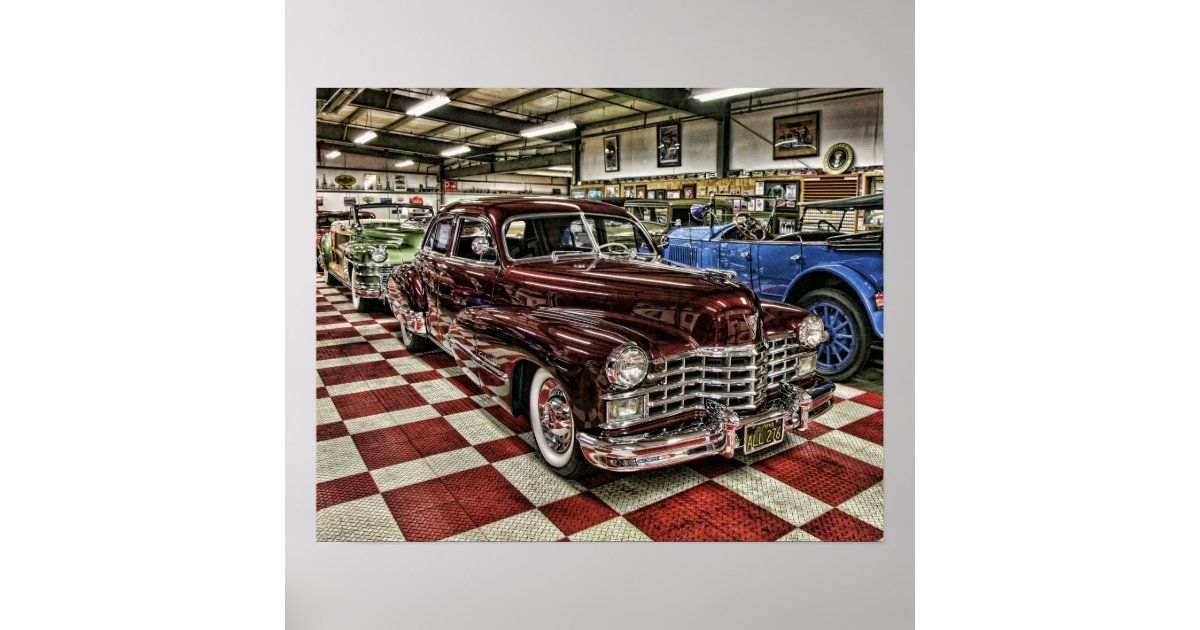 Classic Cadillac street rod Poster | Zazzle
