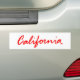 Classic California Script Logo Bumper Sticker | Zazzle