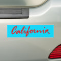 Classic California Script Logo Bumper Sticker | Zazzle