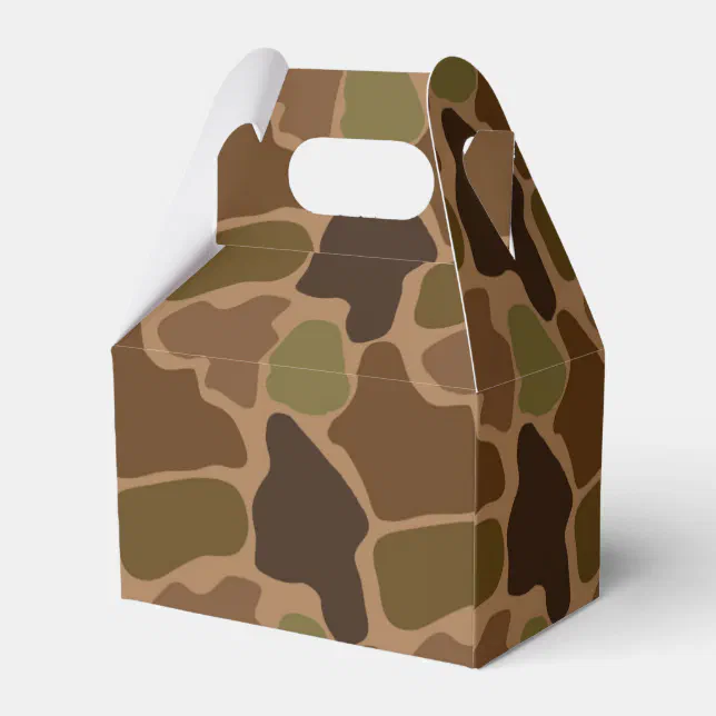Classic Camo Camouflage Favor Box | Zazzle