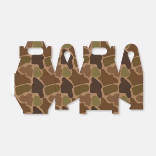 Classic Camo Camouflage Favor Box | Zazzle