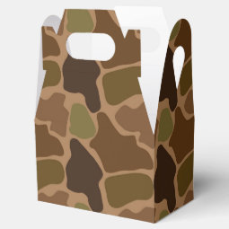 Classic Camo Camouflage Favor Box | Zazzle