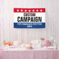 Classic Campaign Design Stars Custom Name Position Banner | Zazzle