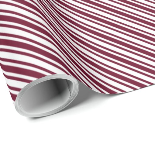 Classic Candy Cane Stripe Wrapping Paper | Zazzle