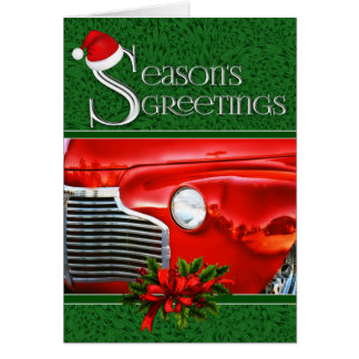 Classic Car Christmas Cards - Greeting & Photo Cards | Zazzle