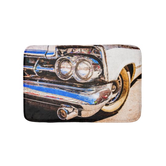 Classic Car Beauty Bathroom Mat | Zazzle.com