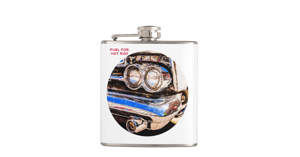 Classic Car Beauty Hip Flask | Zazzle