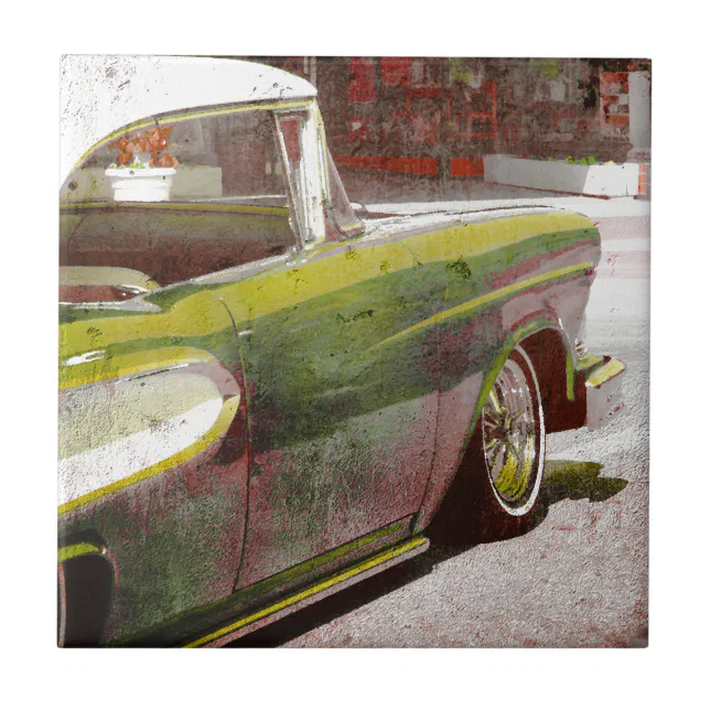 Classic Car Ceramic Tile | Zazzle