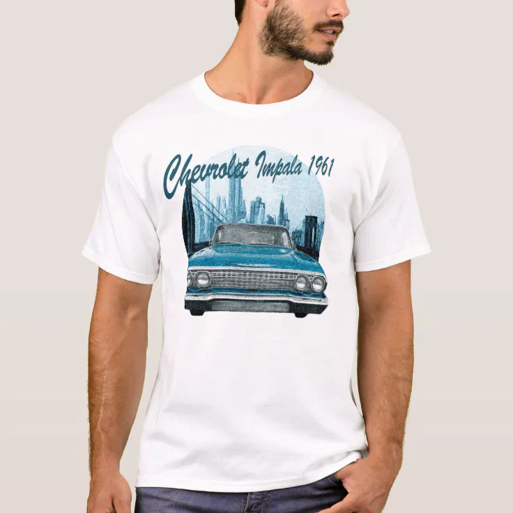 Classic Car Chevrolet Impala 1961 T-Shirt | Zazzle