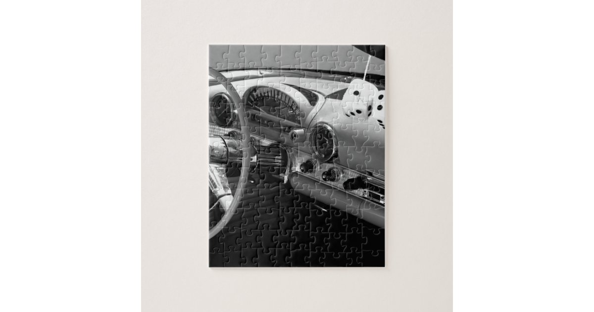 Classic Car Design Jigsaw Puzzle | Zazzle