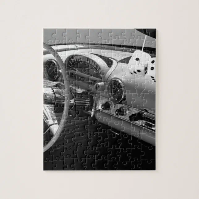 Classic Car Design Jigsaw Puzzle | Zazzle