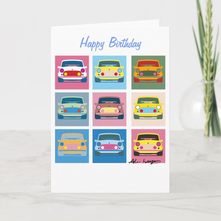 Classic Car Greetings Card | Zazzle