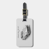 Classic Car image for leather strap Luggage Tag | Zazzle