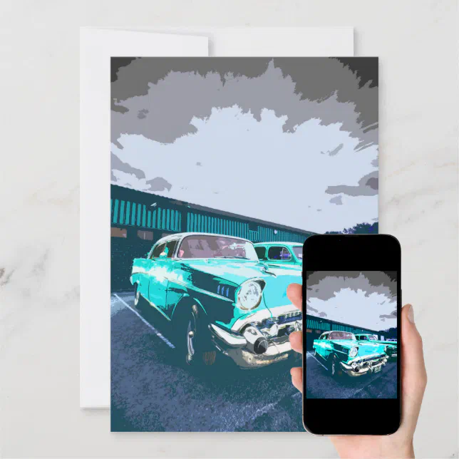 Classic Car Invitation | Zazzle