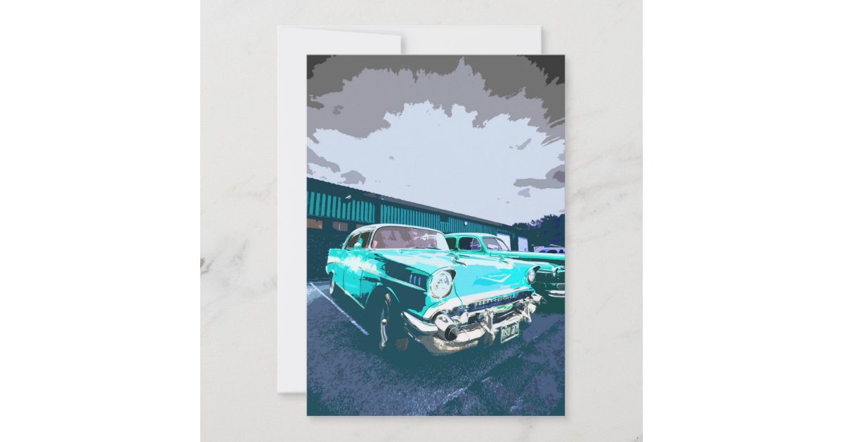 Classic Car Invitation | Zazzle