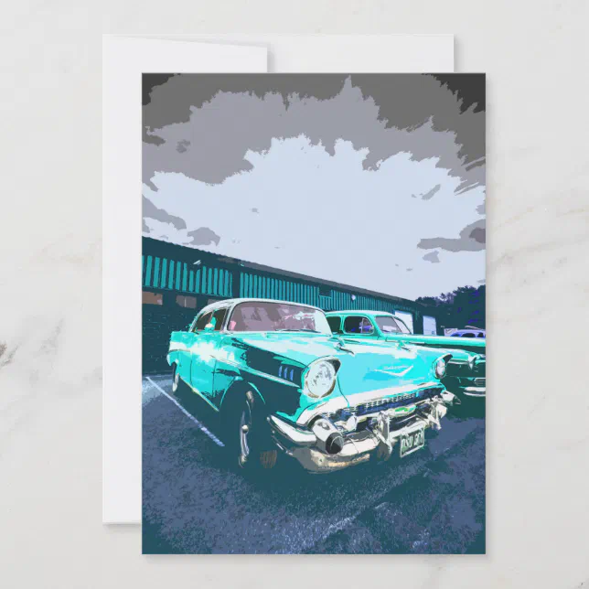 Classic Car Invitation | Zazzle