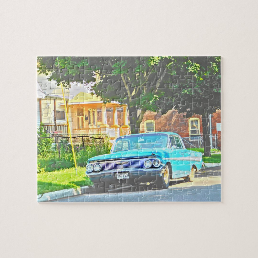 Classic Car Jigsaw Puzzle | Zazzle