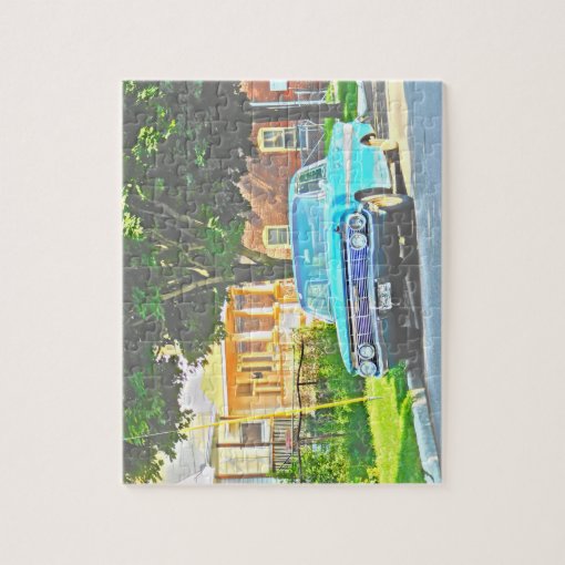 Classic Car Jigsaw Puzzle | Zazzle