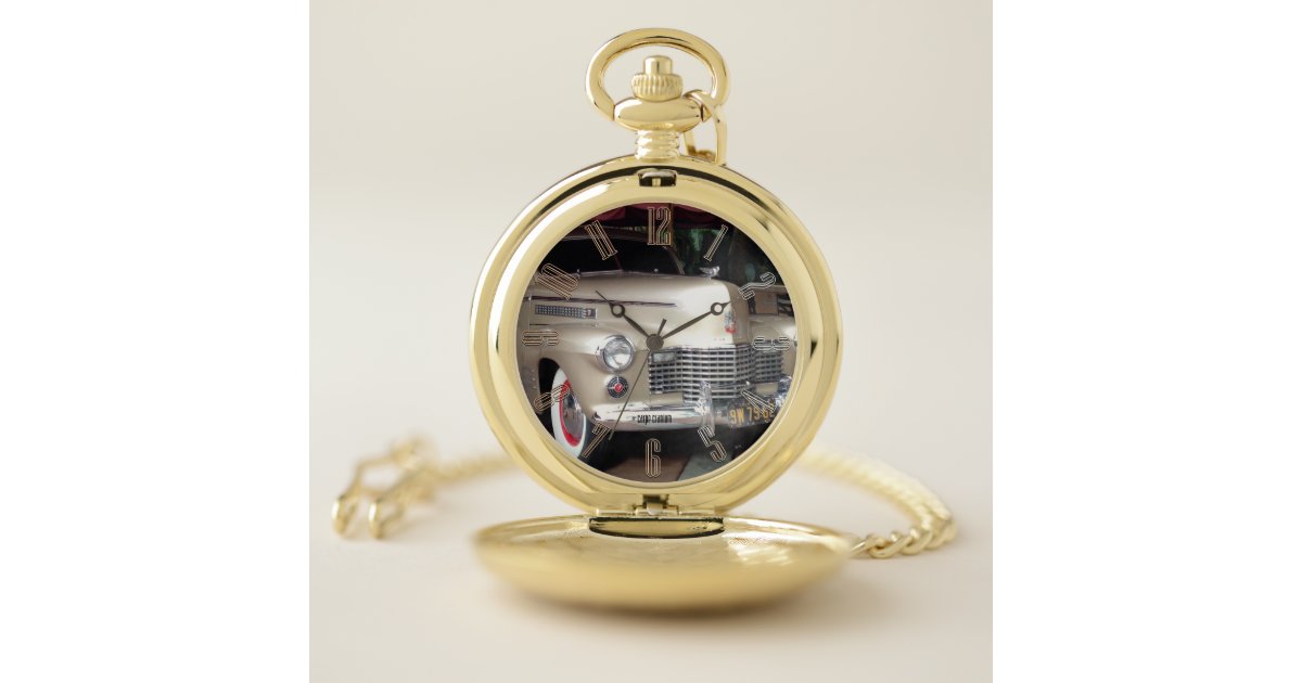 Classic Car Pocket Watch | Zazzle