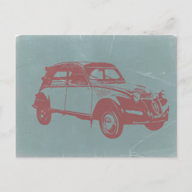 Classic Car Postcard | Zazzle