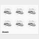 Classic Car Show Stickers Customize | Zazzle