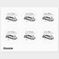 Classic Car Show Stickers Customize | Zazzle