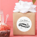 Classic Car Show Stickers Customize | Zazzle