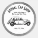 Classic Car Show Stickers Double Line Customize | Zazzle