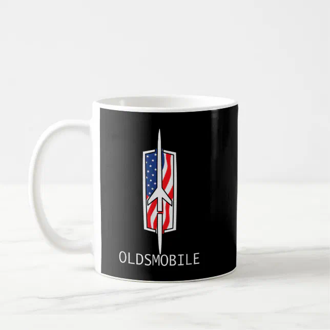 Classic Car Show Vintage Oldsmobile Rocket Logo Coffee Mug | Zazzle