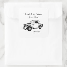 Classic Car Stickers Customize | Zazzle