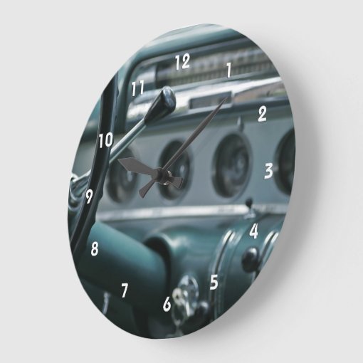 Classic Car Wall Clocks | Zazzle