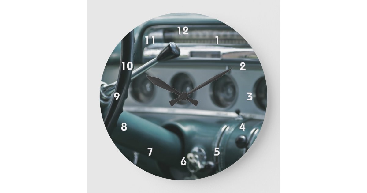 Classic Car Wall Clocks | Zazzle