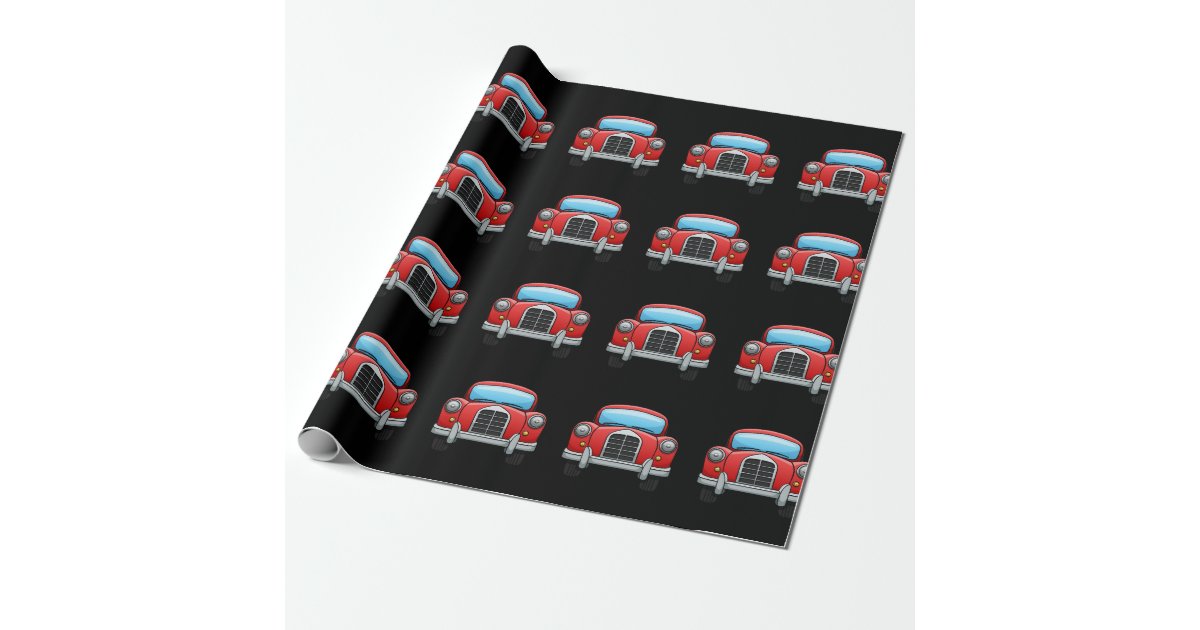Classic car wrapping paper | Zazzle