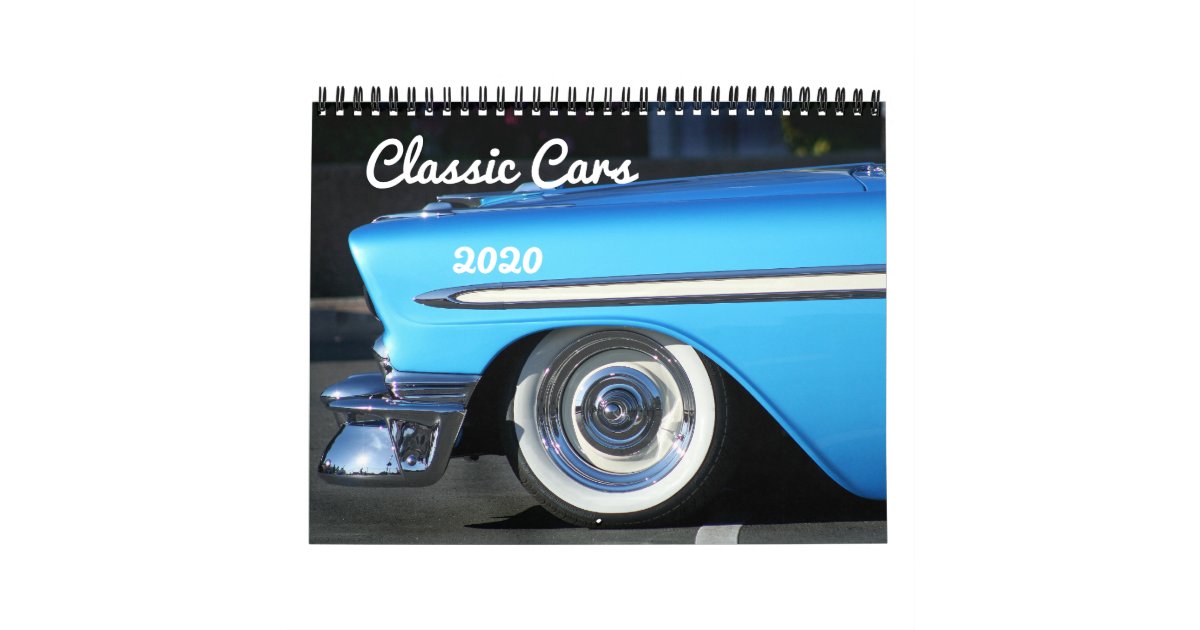 Classic Cars 2020 Calendar | Zazzle