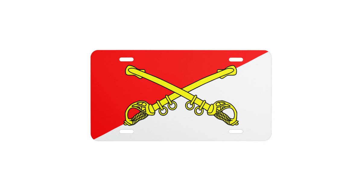 Classic Cavalry License Plate | Zazzle