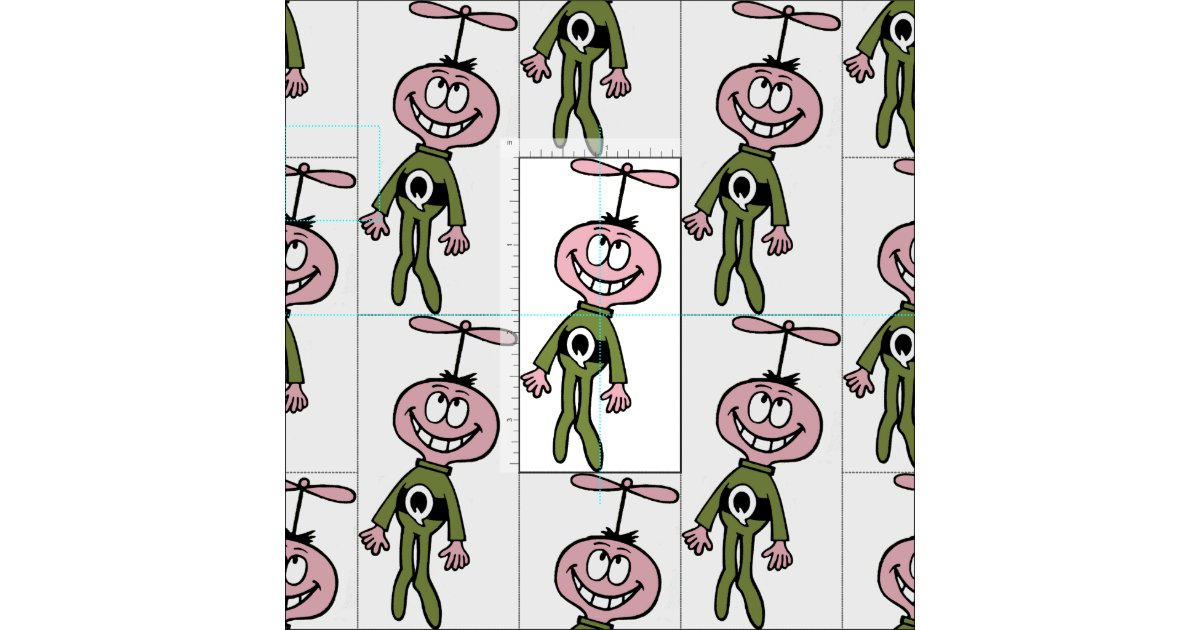 Classic Cereal Alien Fabric | Zazzle