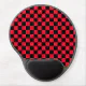Classic Checkered (chequered) Red and Black Gel Mouse Pad | Zazzle
