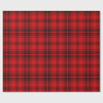 Classic Cheerful Plaid | red Wrapping Paper | Zazzle