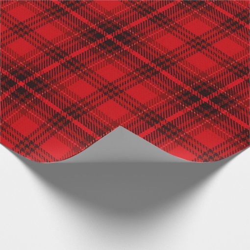 Classic Cheerful Plaid | red Wrapping Paper | Zazzle