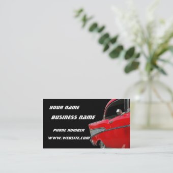Classic Chevy Business Card | Zazzle