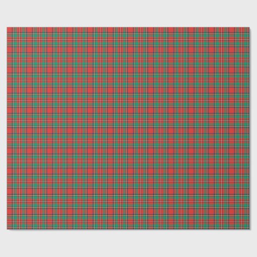 Classic Christmas Plaid Wrapping Paper | Zazzle