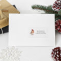 Classic Christmas Robin, custom Label | Zazzle