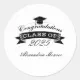 Classic - Circle Graduation Sticker | Zazzle