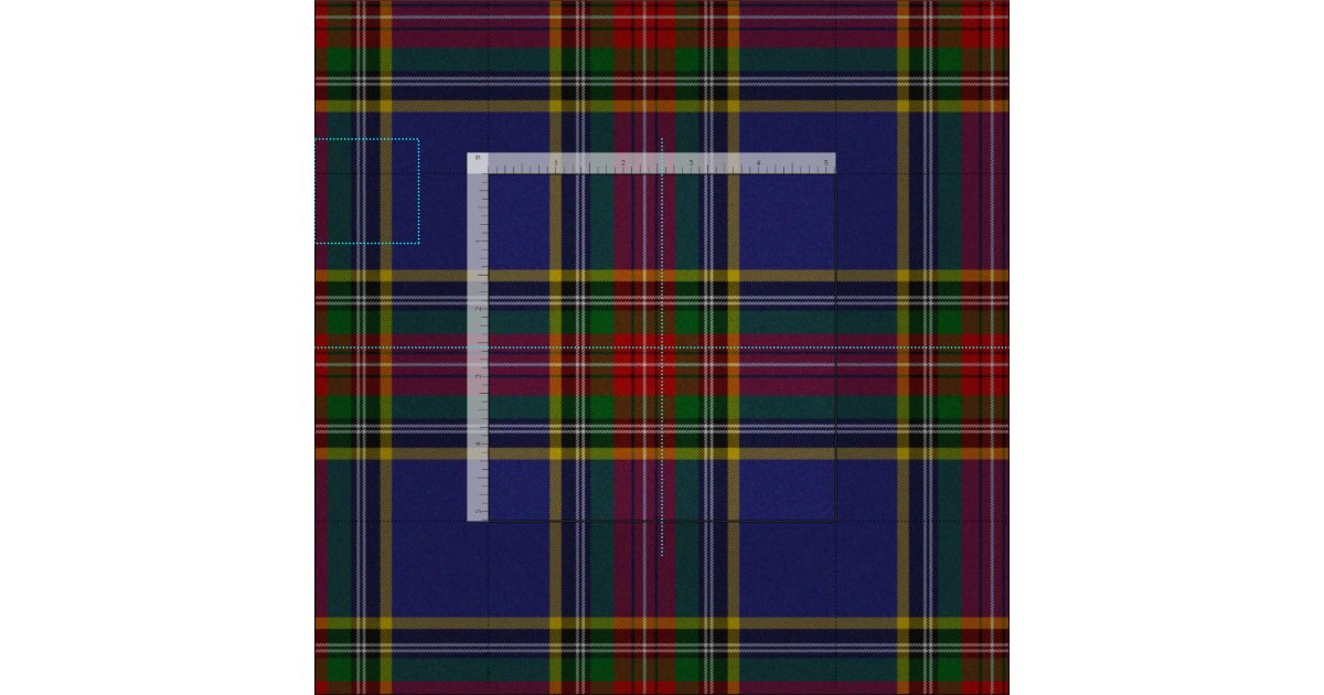 Classic Clan MacBeth Tartan Plaid Fabric | Zazzle