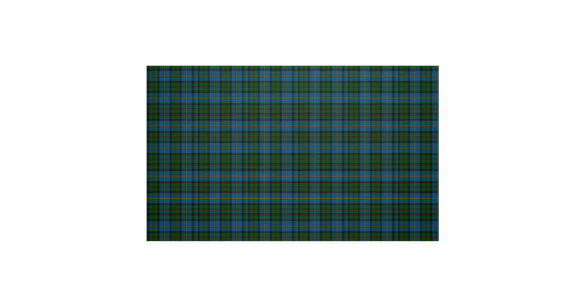 Classic Clan MacLeod Tartan Plaid Fabric | Zazzle