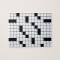 Classic Crossword Grid Jigsaw Puzzle | Zazzle