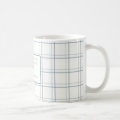 Classic Customizable Plaid Lake House Blue Fish Coffee Mug | Zazzle